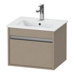 Duravit Waschtischunterschrank Ketho Compact 50x41,2x41cm, 1 Ausz., wandh&auml;ngend, leinen (KT640407575)