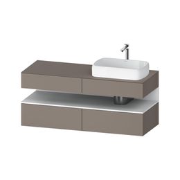 Duravit Waschtischunterschrank Qatego 140x55x60cm, w m/ba m, Pl, Beck. re (QA4766018430000)