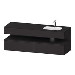 Duravit Einbauwaschtisch-M&ouml;bel-Set Qatego 160x50x60cm, Kon-WTU, B, B r, graph matt (QA4796080800010)