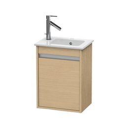 Duravit Waschtischunterschrank Ketho 40x28,5x55cm, wandh&auml;ngend, T re, Eiche natur (KT6417R3030)