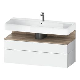 Duravit Waschtischunterschrank Qatego 119x47x59cm, E Ma/w m, 1 Kast, 1 Ausz. (QA4396055180000)