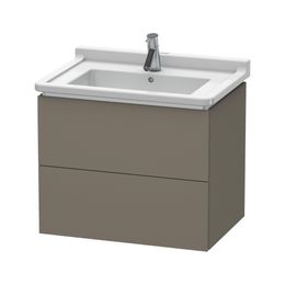 Duravit Waschtischunterschrank L-Cube 67x46,9cm, f Gr s-matt, 2 Schub., wandh&auml;ngend (LC626409090)