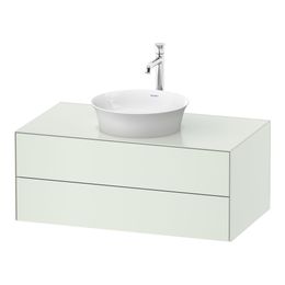 Duravit Waschtischunterschrank o. ES White Tulip 40,8x100x 55, 2 SchKa., Wei&szlig; Seidenmatt (WT4986036360010)