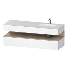 Duravit Einbauwaschtisch-M&ouml;bel-Set Qatego 160x50x60cm, Kon-WTU, B, B r, E Ma/w ma (QA4796055180010)