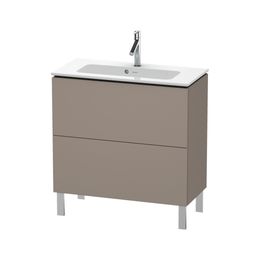 Duravit Waschtischunterschrank Compact L-Cube 82x39,1cm, bas. matt, 2 Ausz&uuml;ge, stehend (LC667404343)