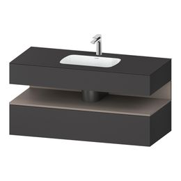 Duravit Einbauwaschtisch-M&ouml;bel-Set Qatego 120x55x60cm, ba m/Gr m, Kon-WTU, B (QA4787043490010)