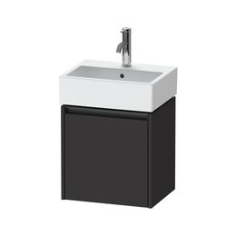 Duravit Waschtischunterschrank Ketho.2 43,4x33,8x44cm, 1 T&uuml;r, wd, An L, gra m (K25070L80800000)