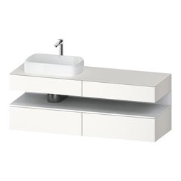 Duravit Waschtischunterschrank Qatego 160x55x60cm, w m/we m, Pl, B l, Nischenb (QA4777018840010)