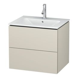 Duravit Waschtischunterschrank L-Cube 62x48,1cm, Tau matt, 2 Schub., wandh&auml;ngend (LC624008383)