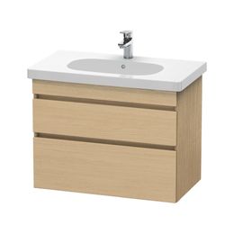 Duravit Waschtischunterschrank DuraStyle 80x45,3cm, Ei Nat, 2 Schubk., wandh&auml;ngend (DS648403030)