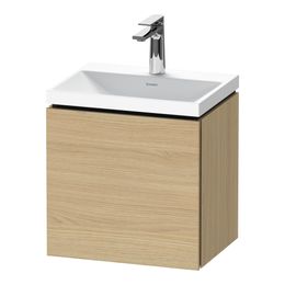 Duravit M&ouml;bel-Set L-Cube 45x35x48cm, 1 T&uuml;r, An R, m HL, Ei Nat (LC6949O30300000)