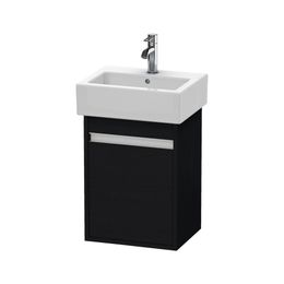 Duravit Waschtischunterschrank Ketho 40x32x55cm, wandh&auml;ngend, T re, Eiche schwarz (KT6630R1616)