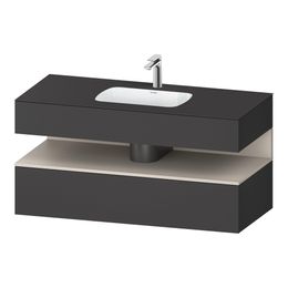 Duravit Einbauwaschtisch-M&ouml;bel-Set Qatego 120x55x60cm, T m/Gr m, Kon-WTU, Nischenb (QA4787091490010)