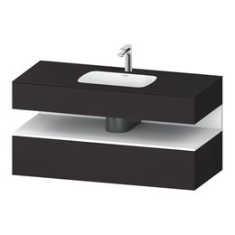 Duravit Einbauwaschtisch-M&ouml;bel-Set Qatego 120x55x60cm, w m/Gr m, Kon-WTU, Nischenb (QA4787018800010)