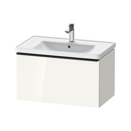 Duravit Waschtischunterschrank D-Neo 78,4x45,2cm, sw/w hgl, 1 Ausz., wandh&auml;ngend (DE42550BD220000)