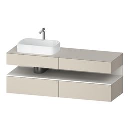 Duravit Waschtischunterschrank Qatego 160x55x60cm, w m/ta m, Pl, B l, Nischenb (QA4777084830010)
