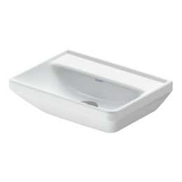 Duravit Handwaschbecken D-Neo 45x33,5cm, o. &Uuml;L, m HLB, o. HL, wei&szlig; (0738450070)