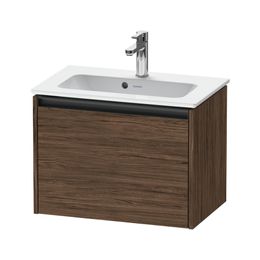 Duravit Waschtischunterschrank Ketho.2 Compact 61x39cm, Nussb dkl., 1 Ausz., wandh&auml;ngend (K25055021210000)