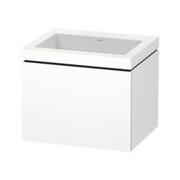 Duravit Waschtischunterschrank c-bonded L-Cube 60x48cm, o HL, we. ma, 1 Ausz., wandh&auml;ngend (LC6916N1818)