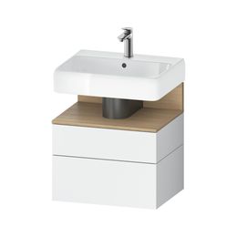 Duravit Waschtischunterschrank Qatego 59x47x59cm, E na/we m, 1 Kast, 1 Ausz. (QA4393030180000)