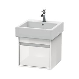 Duravit Waschtischunterschrank Ketho 45x44cm, we hgl, 1 Auszug, wandh&auml;ngend (KT668502222)