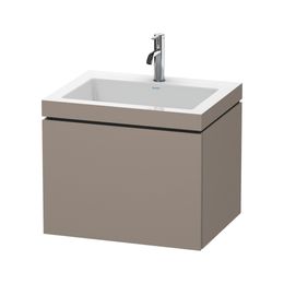Duravit Waschtischunterschrank c-bonded L-Cube 60 x48cm, 1 HL, bas. ma, 1 Ausz., wandh&auml;ngend (LC6916O4343)