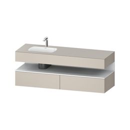 Duravit Einbauwaschtisch-M&ouml;bel-Set Qatego 160x50x60cm, Kon-WTU, B li, we m/tau ma (QA4795018910000)