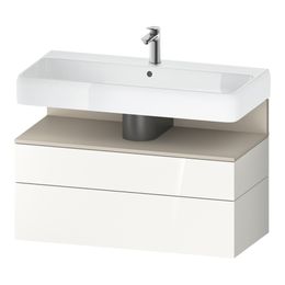 Duravit Waschtischunterschrank Qatego 99x47x59cm, T m/we g, 1 Kast, m Nischenb (QA4395083220010)