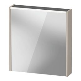 Duravit LED-Spiegel D-Code 2.0 m SD T J 65x70x5cm, Lichtf ob, rechts, taupe matt (DC7105R91912000)