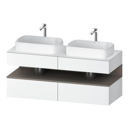 Duravit Waschtischunterschrank Qatego 140x55x60cm, ba m/we m, Pl, Beck. beids. (QA4767043180000)