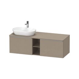 Duravit Waschtischunterschrank D-Neo 140x55cm, 2 A, 1 Pl, B li, ES geb/Leinen (DE4950L70750000)