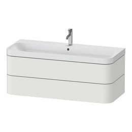 Duravit M&ouml;belwaschtisch Happy D.2 Plus 117,5x49cm, 2 La, 1 HL, Nord we s-matt (HP4349O39390000)