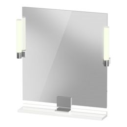 Duravit LED-Spiegel 9 W Sivida 65x65x3,6cm, w g, Leu., au, stl, Gr. chr (SV7421010220000)