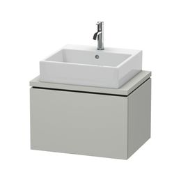 Duravit Waschtischunterschrank Compact L-Cube 62x47,7cm, betongr ma, f Kons, 1 Auszug (LC580000707)