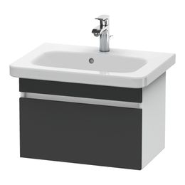 Duravit Waschtischunterschrank Com DuraStyle 58x36,8cm, graph matt/we matt, 1 Auszug (DS637904918)