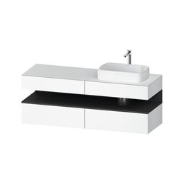 Duravit Waschtischunterschrank Qatego 160x55x60cm, gra m/we m, Pl, Beck. re (QA4778049180000)