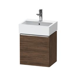 Duravit Waschtischunterschrank D-Neo 43,4x32,2x44cm, 1 T&uuml;r, An R, ch/nb dkl. (DE4217R10210000)