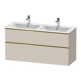 Duravit Waschtischunterschrank D-Neo 128x46,2cm, 1 Kast, 1 A, g pol/Taupe ma (DE4365034910000)
