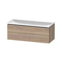 Duravit M&ouml;bel-Set L-Cube 120x48x48cm, o HL, Ei marm., 2 Schub. (LC6953N55550000)