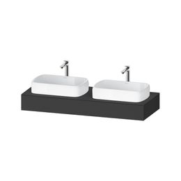 Duravit Konsole Qatego 140x55x17cm, gra m, 2 A., Beck. beids. (QA4805049490000)