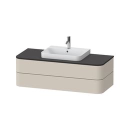 Duravit Waschtischunterschrank o. ES Happy D.2 Plus 40,8x130x55cm, 2 SchKa., taupe supermatt (HP4972083830010)