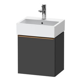 Duravit Waschtischunterschrank D-Neo 43,4x32,2x44cm, 1 T&uuml;r, An R, b geb/Gra m (DE4217R04490000)
