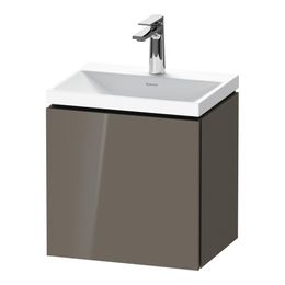 Duravit M&ouml;bel-Set L-Cube 45x35x48cm, 1 T&uuml;r, An R, m HL, f Gr hgl (LC6949O89890000)
