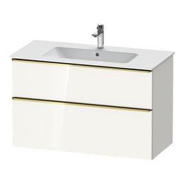 Duravit Waschtischunterschrank D-Neo 101x46,2cm, g pol/w g, 1 Kast, 1 Ausz. (DE4363034220000)