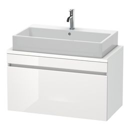 Duravit Waschtischunterschrank Com DuraStyle 90x47,8cm, w hgl/we ma, f Kons, 1 Ausz. (DS530302218)