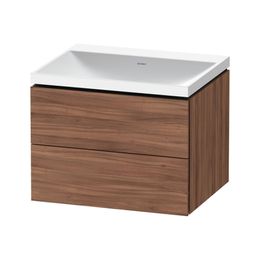 Duravit M&ouml;bel-Set L-Cube 60x48x48cm, o HL, Nussb Nat, 2 Schub. (LC6950N79790000)