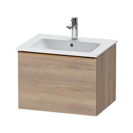 Duravit Waschtischunterschrank D-Neo 61x46,2cm, b geb/Ei ma, 1 Ausz., wandh&auml;ngend (DE4261004550000)