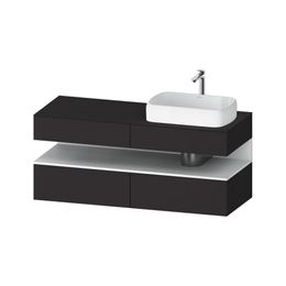 Duravit Waschtischunterschrank Qatego 140x55x60cm, w m/Gr m, Pl, Beck. re (QA4766018800000)