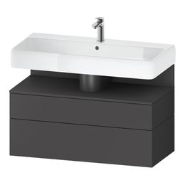 Duravit Waschtischunterschrank Qatego 99x47x59cm, gra m, 1 Kast, m Nischenb (QA4395049490010)