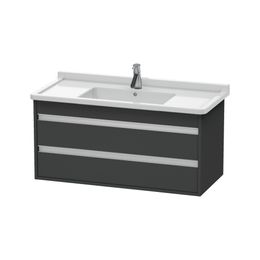 Duravit Waschtischunterschrank Ketho 100x45,5cm, graph ma, 2 Schubk., wandh&auml;ngend (KT664504949)